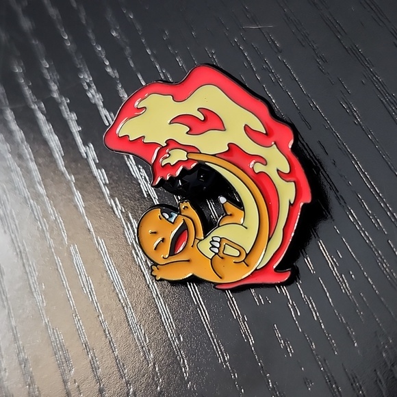 Pokemon | Jewelry | Pokemon Charmander Inspired Enamel Pin | Poshmark